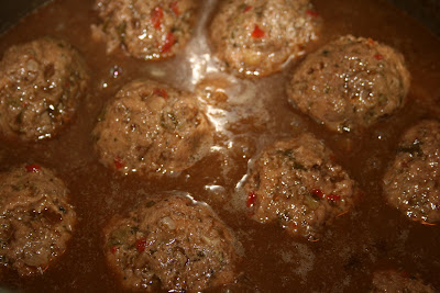 Deep South Dish: Cajun Beef and Pork Boulettes with Brown Gravy