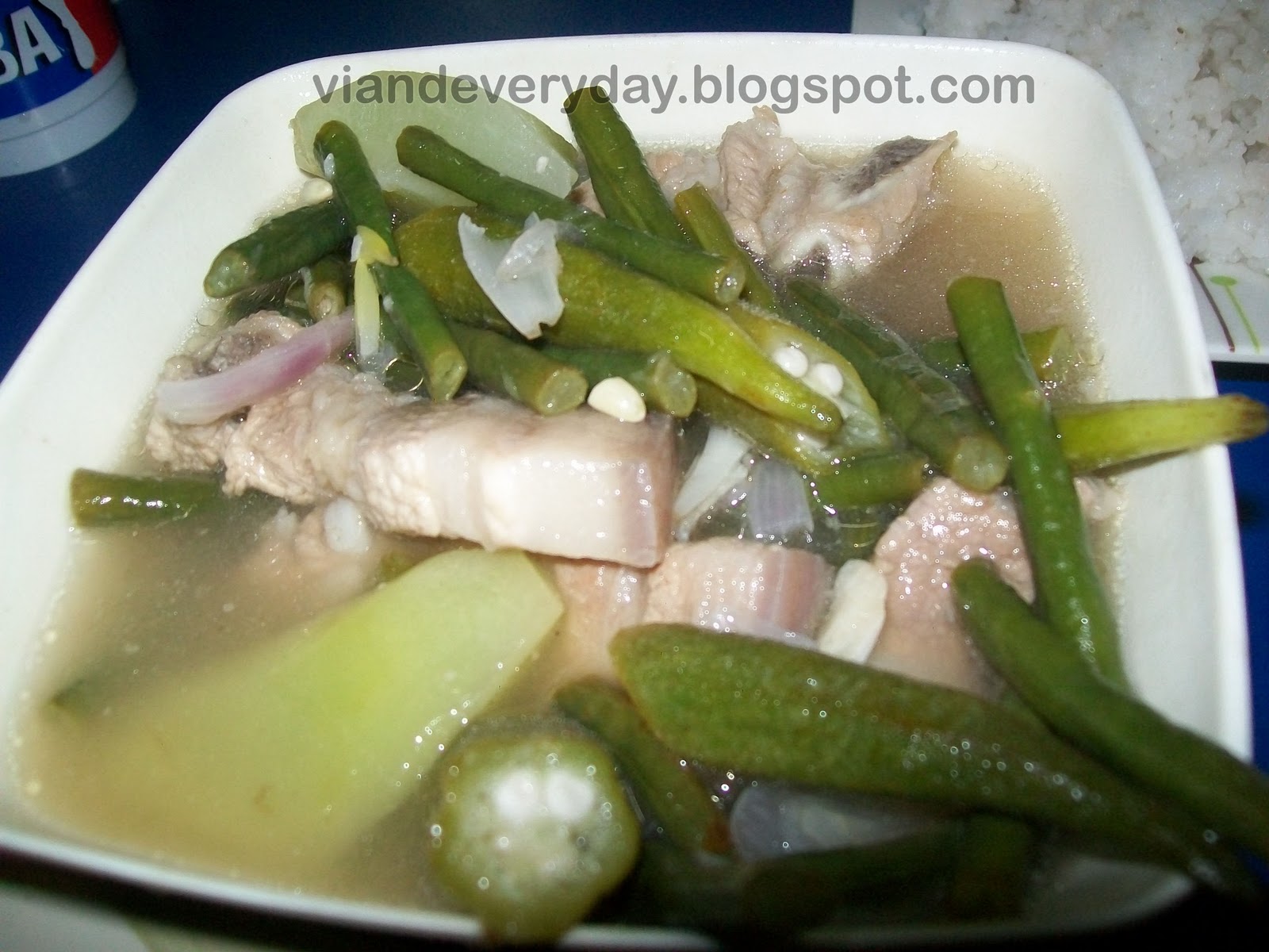 Viand Everyday: Pork Sinigang with a twist