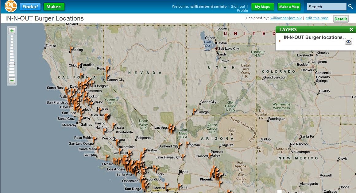 All You Need: in and out burger locations