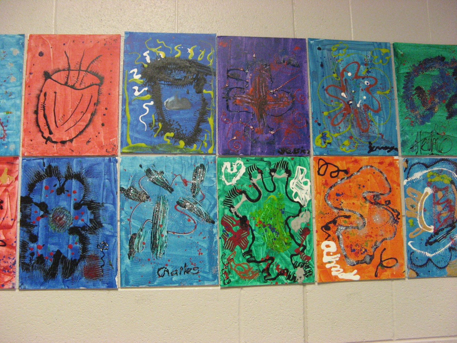 MNPS Chihuly Art Lessons: Shayne Elementary Chihuly projects