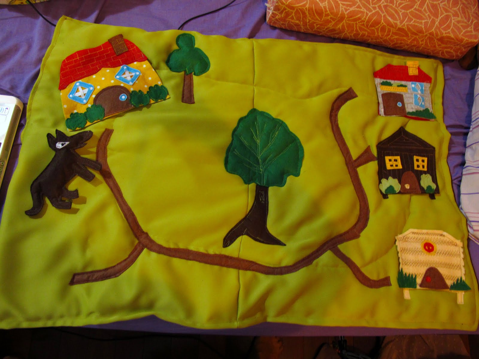 Rabbit The Penguin: DIY Fairy Tale Play Mat!