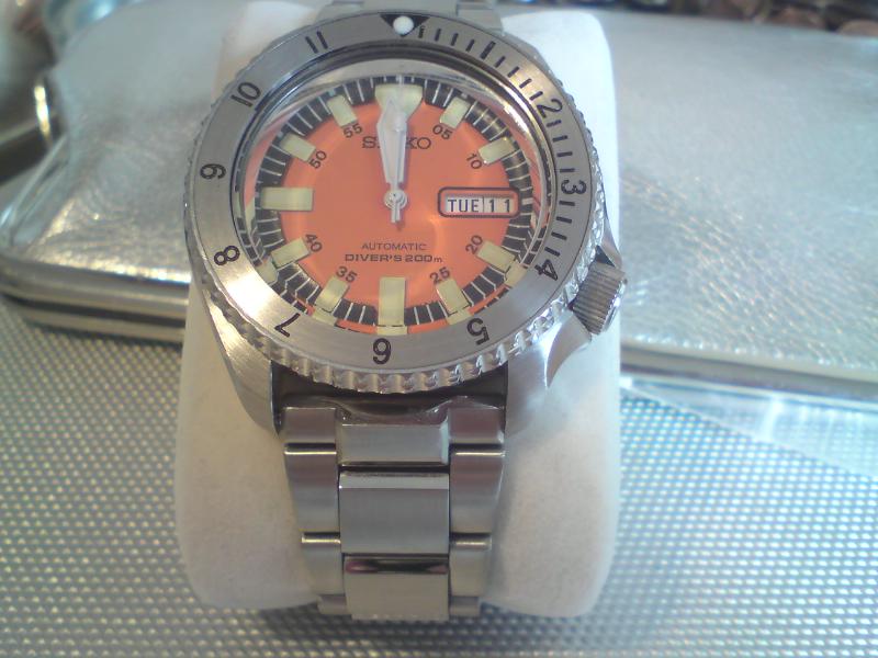 Black DLC Seiko SKX007 Monster Mod... | The Watch Site
