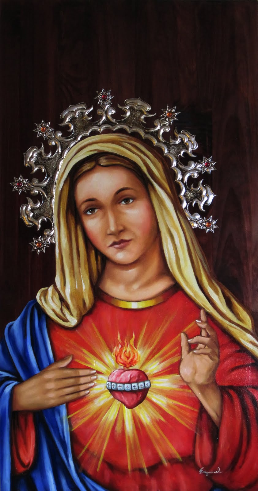 IMAGENES RELIGIOSAS: Inmaculado corazón de María