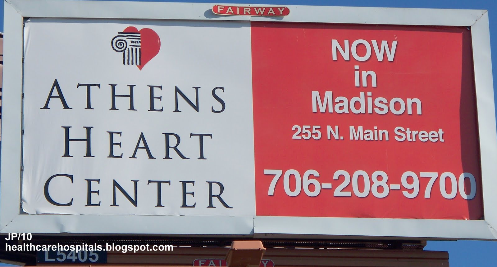 ATHENS HEART CENTER, Athens GA. Heart Center Medical billboard ad sign ...