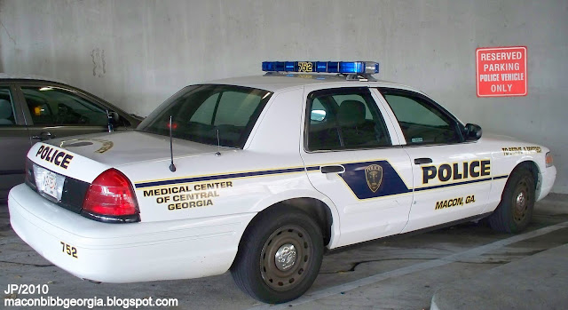 POLICE, MACON MEDICAL CENTER OF CENTRAL GEORGIA, Police car at Medical ...