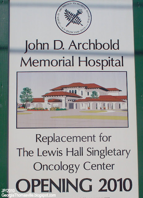 ARCHBOLD MEMORIAL MEDICAL HOSPITAL Thomasville Georgia ,John D ...