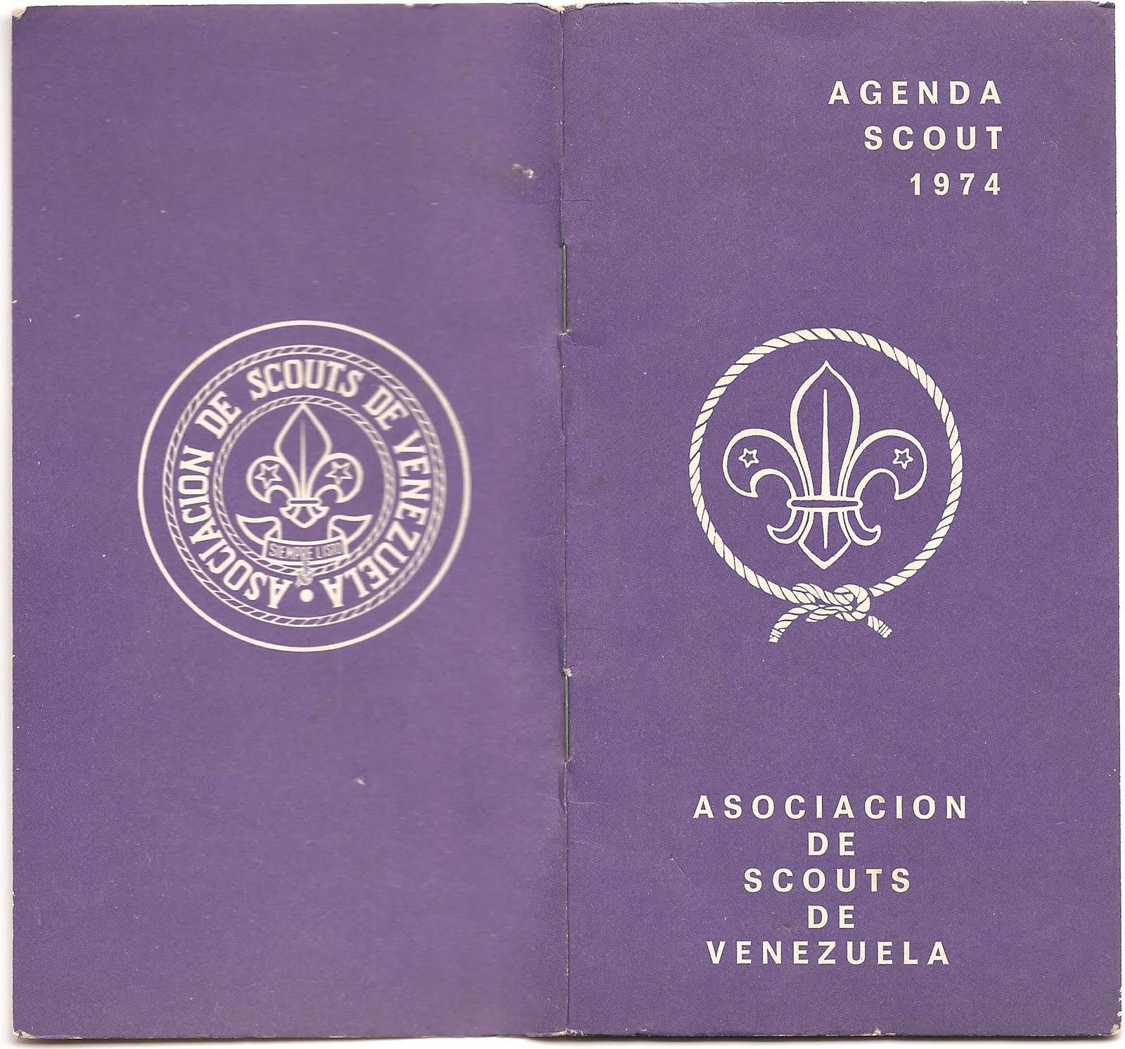 Museo Virtual Scouts Venezuela: Agenda scout 1974