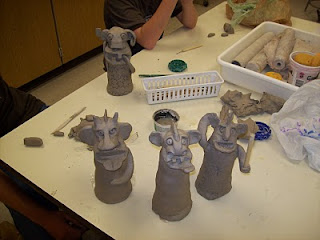 Art at Becker Middle School: More projects...