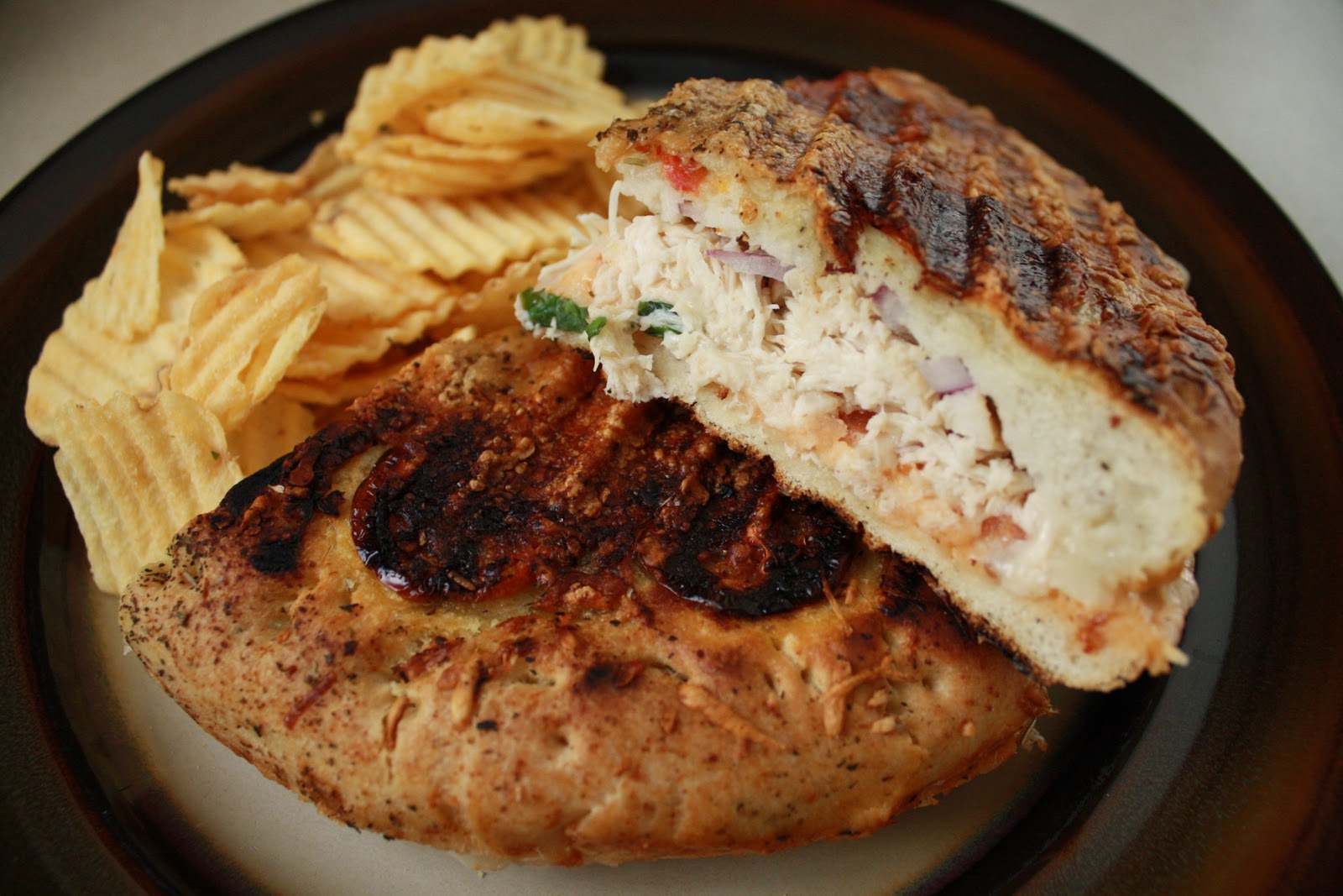 Really yummy recipes: Frontega panini (Panera Bread style)