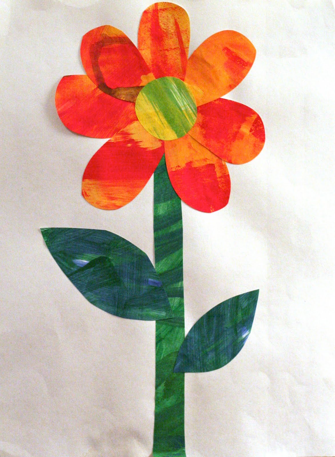 Planted by Streams: The Tiny Seed : Eric Carle Inspired Art