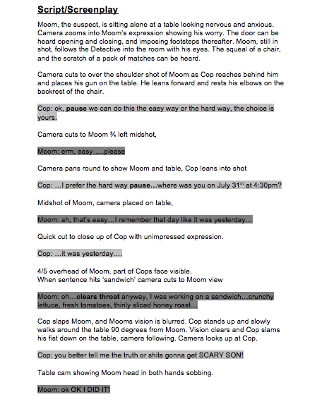 The Candy Man Interrogation