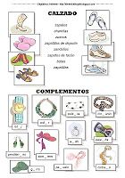 almendra. mi blog de ELE: VOCABULARIO: calzado y complementos