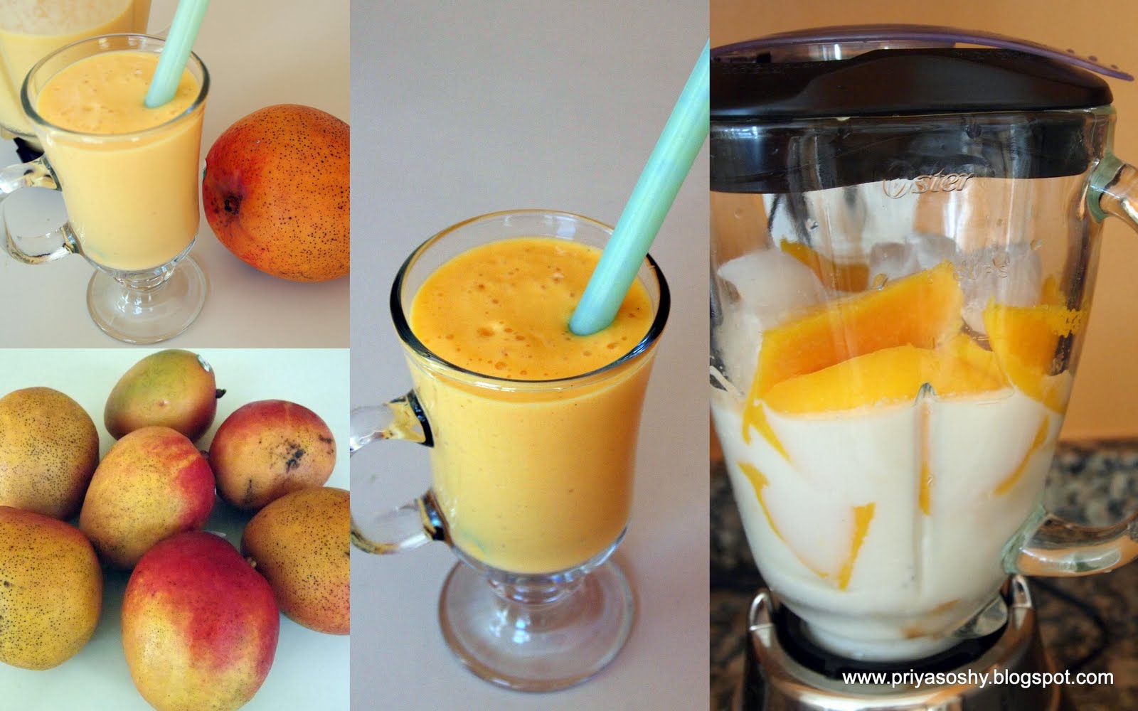 These are a few of my favourite things....: Mango milk shake with ...