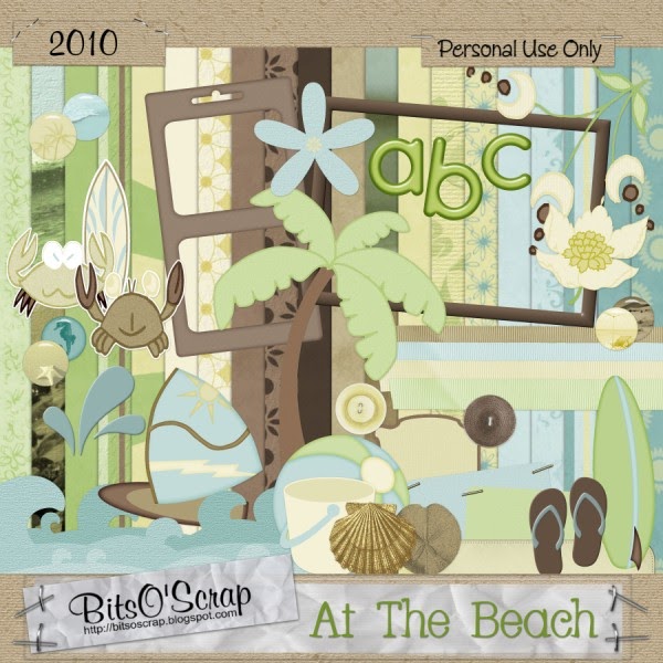 Bits O'Scrap: "At The Beach" Freebie
