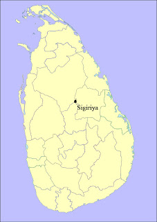 Sigiriya Castle: Location and geographical features