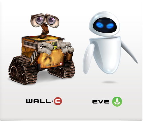 NEW / USED: WALL-E, new and old robots adventure