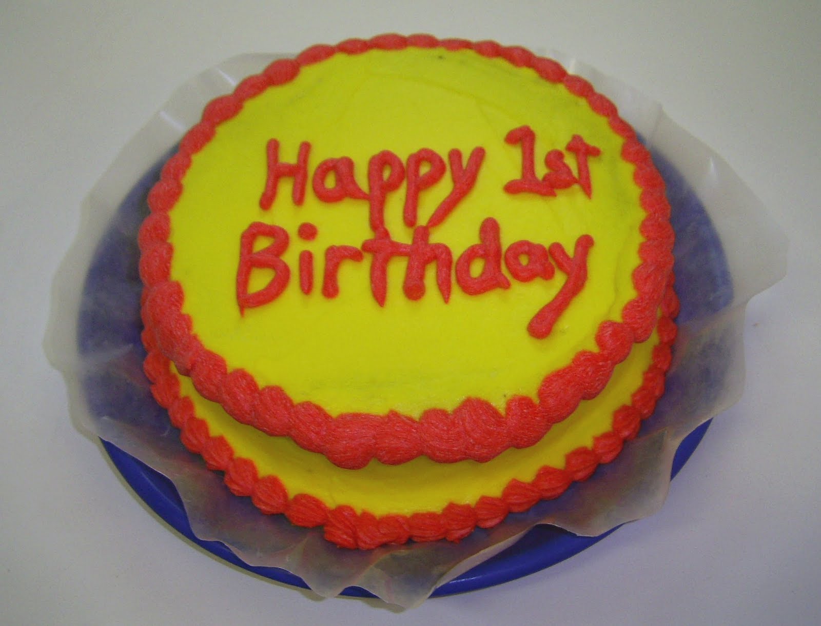 Bellissimo! Specialty Cakes: Maeve's First Birthday Cake! - 11/09