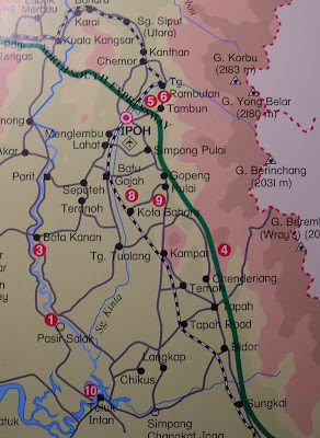 Ipoh & Kinta: The Kinta River and Gunung Cheroh...the beginnings of Ipoh