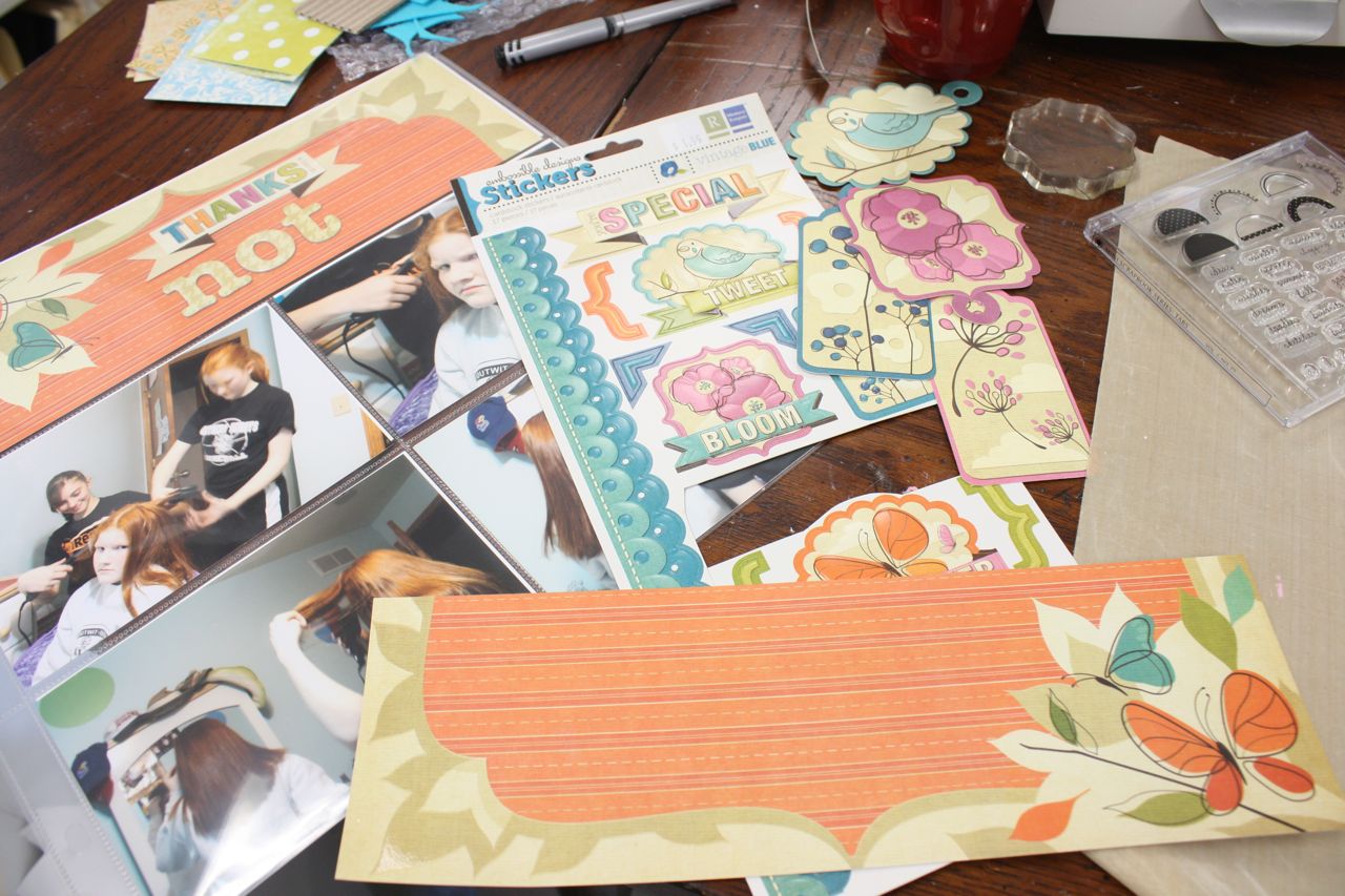 Mish Mash: Scrapbook page topper...