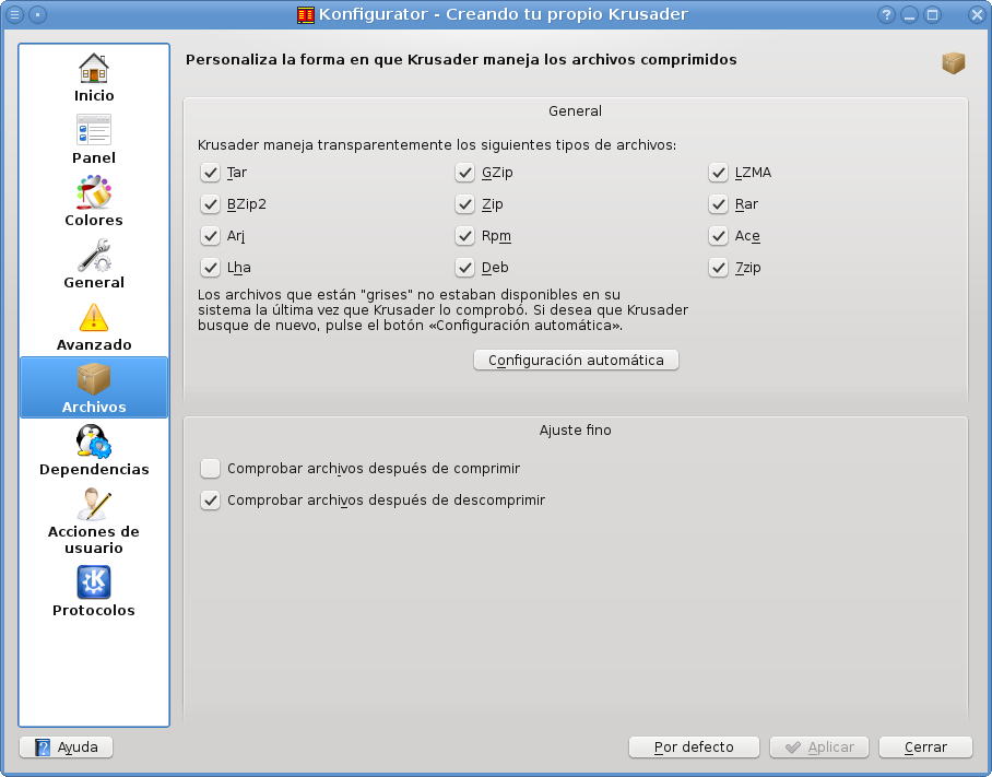 UsuarioDebian: krusader - Gestor de archivos