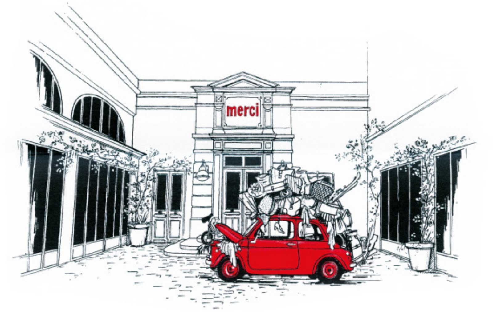 little cool dress: merci, un nuevo concepto de concept store