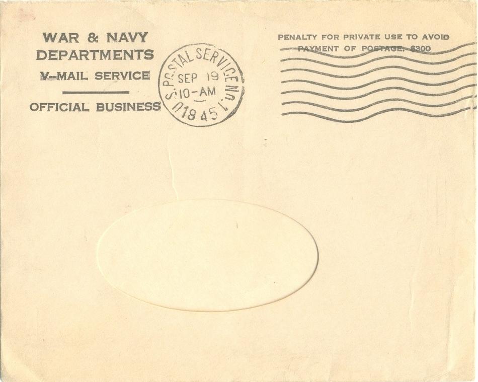 Philatelic Incarnation: WW2 V-Mail (India) - Thanksgiving Greetings