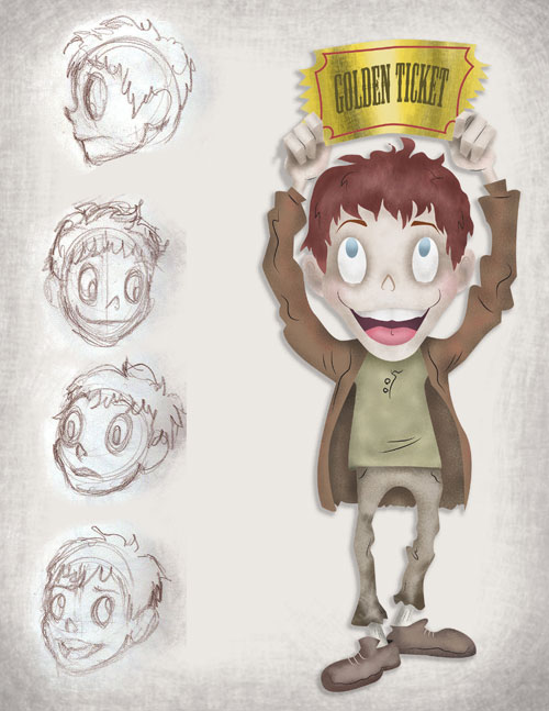 Michael Ramstead Art and Illustration: Charlie and the Chocolate ...