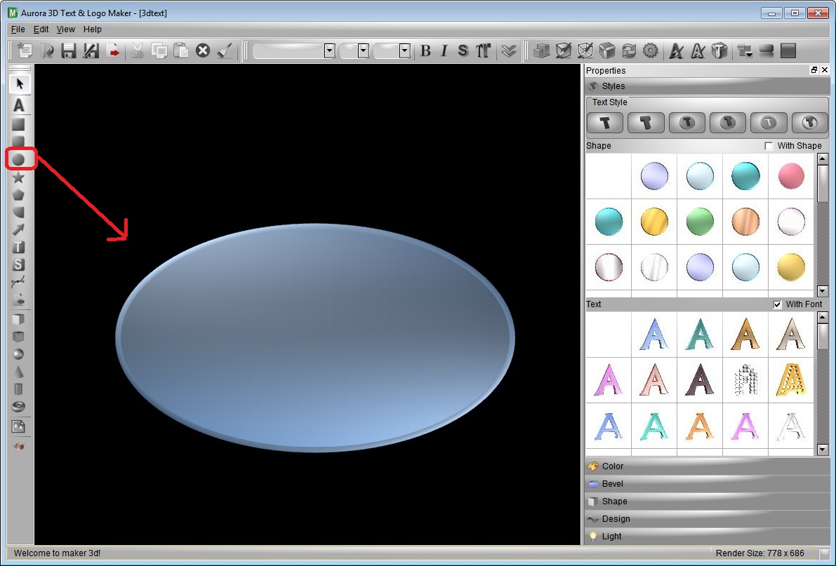 3D Text Logo Animation Design | Aurora3D Software: How to make ...