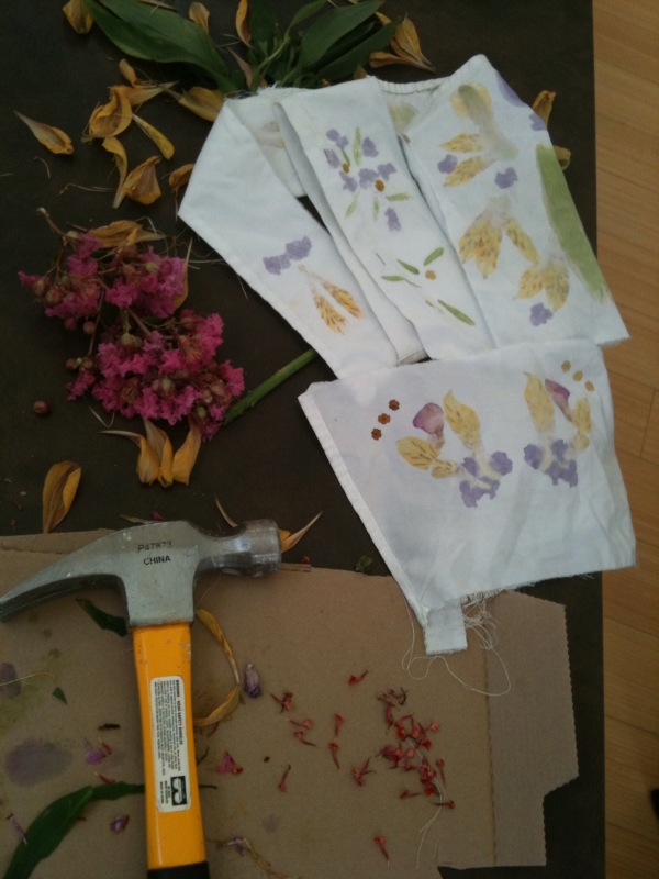 Lady of 'The Arts': Flower Petal Printmaking