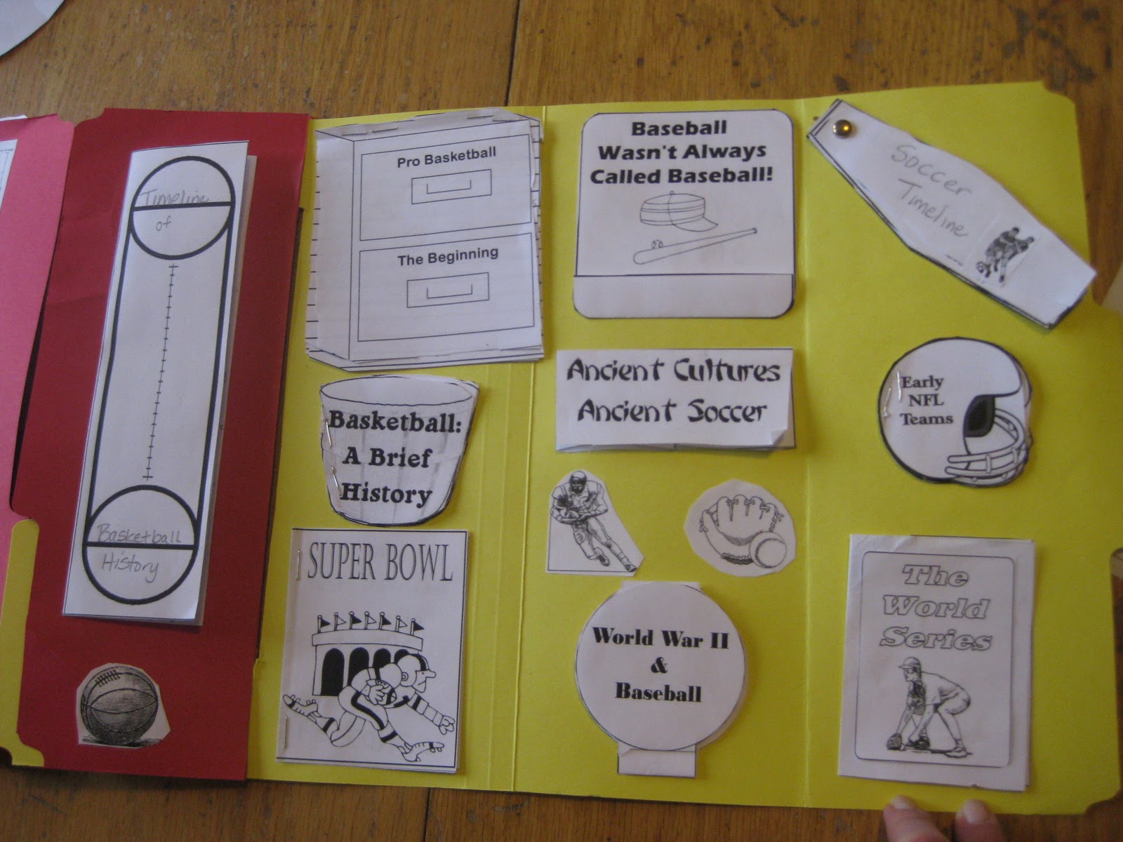 Thy Word: History of Sports lapbook