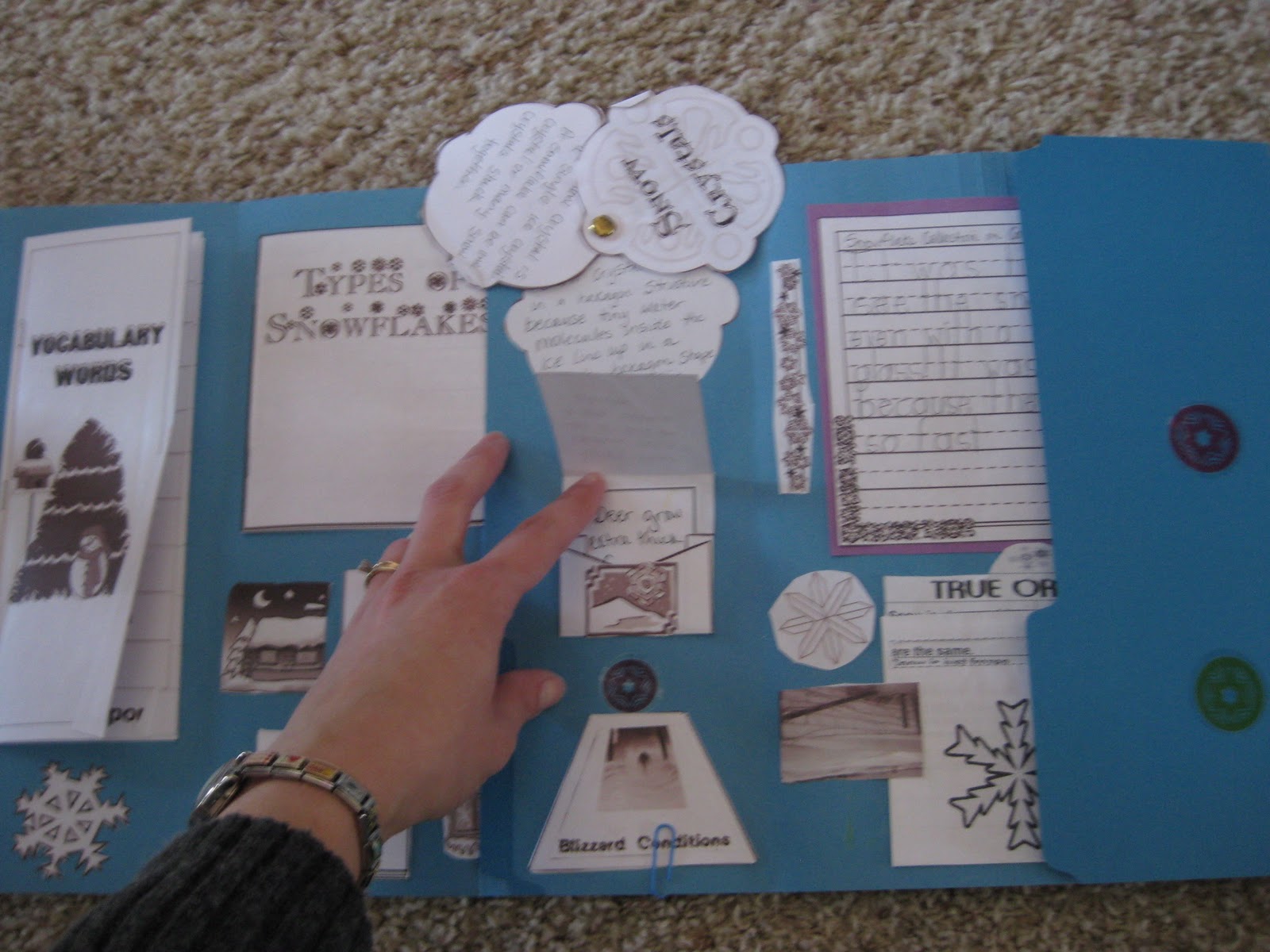 Thy Word: Snow lapbook