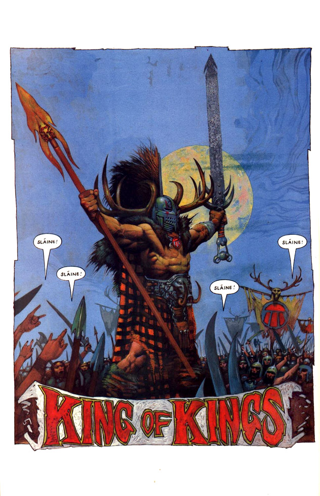 Cool Comic Book Pages: Pat Mills, Simon Bisley - Sláine : The Horned God