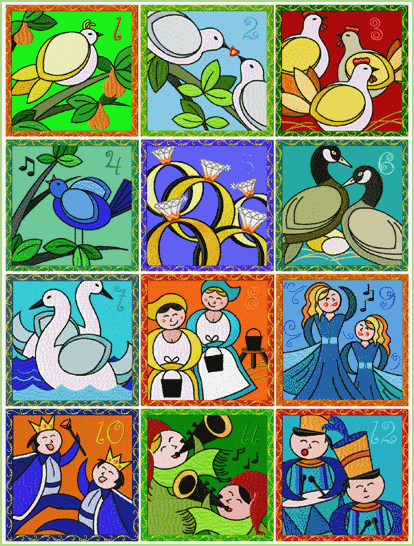 The Catholic Toolbox: Twelve Days of Christmas Memory Game