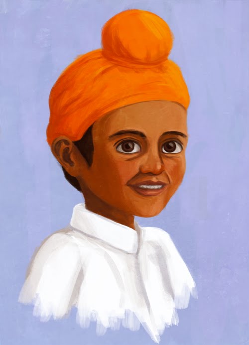 Laura Krushak-Green Illustration: Sikh Boy