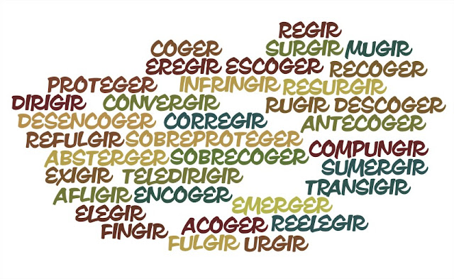 C.E.I.P San Miguel 4º de Primaria: Verbos terminados en -ger, -gir