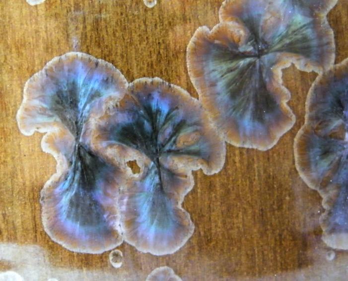 Peter's Pottery: Some more crystal glazed pots... Earlier to bed tonight!