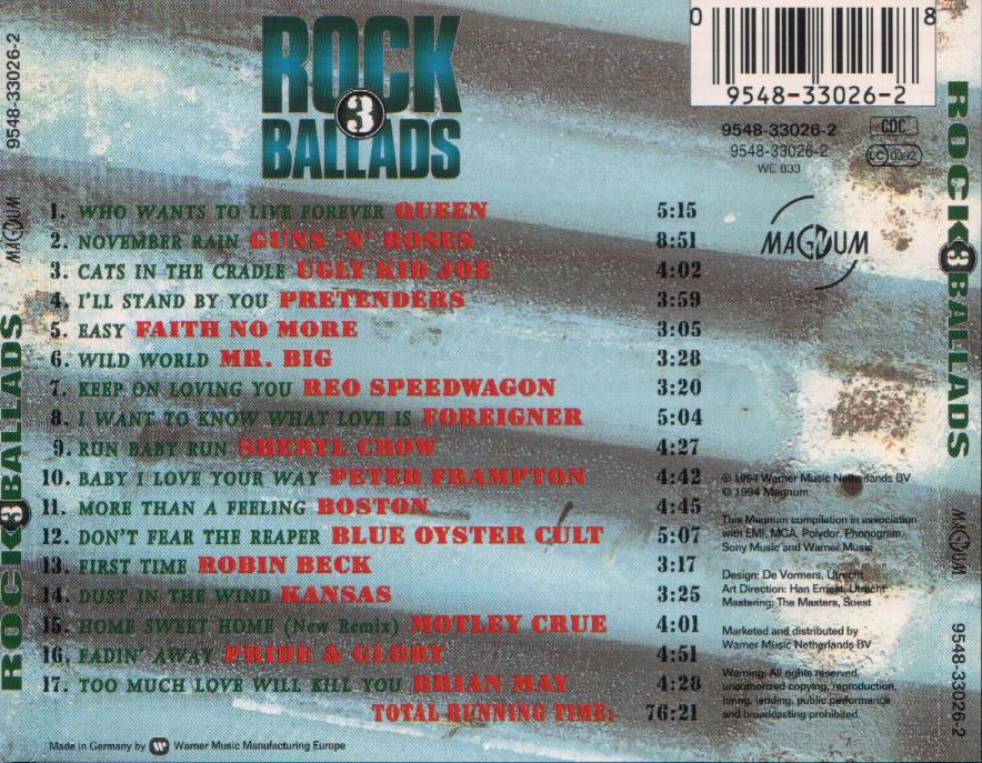 ONLY 90's: ROCK BALLADS VOL. 3