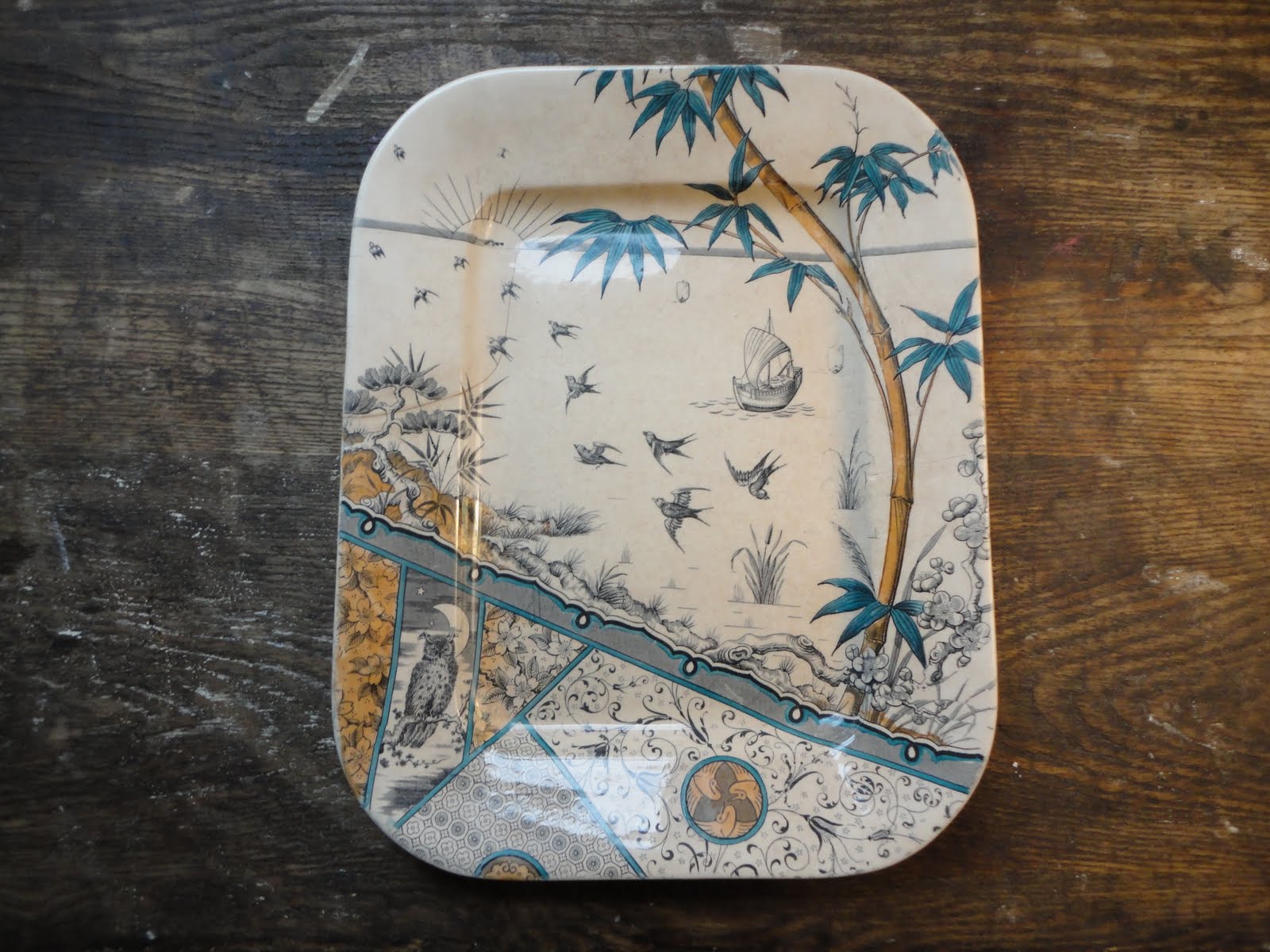 Silence Dogood: Aesthetic Transferware- Melbourne pattern