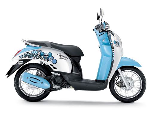 fresh motor modification: MODIFIKASI HONDA SCOPY PUTIH BIRU