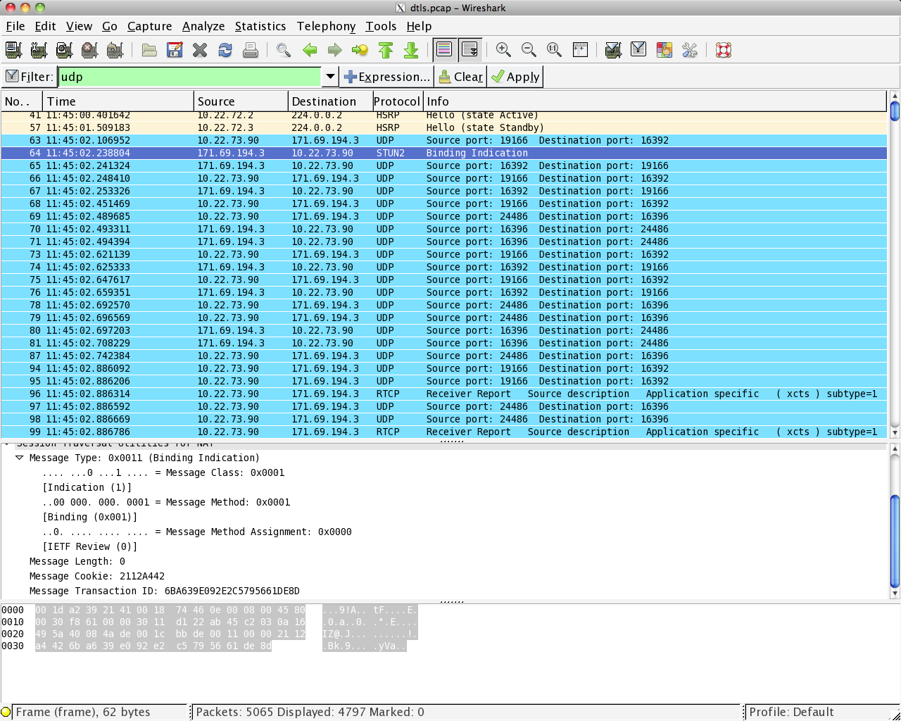Cisco TelePresence Solution Architecture: CTS System - DTLS Call analysis