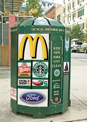 Reinventing the Past: Street Environment Project: Municipal Trash Cans