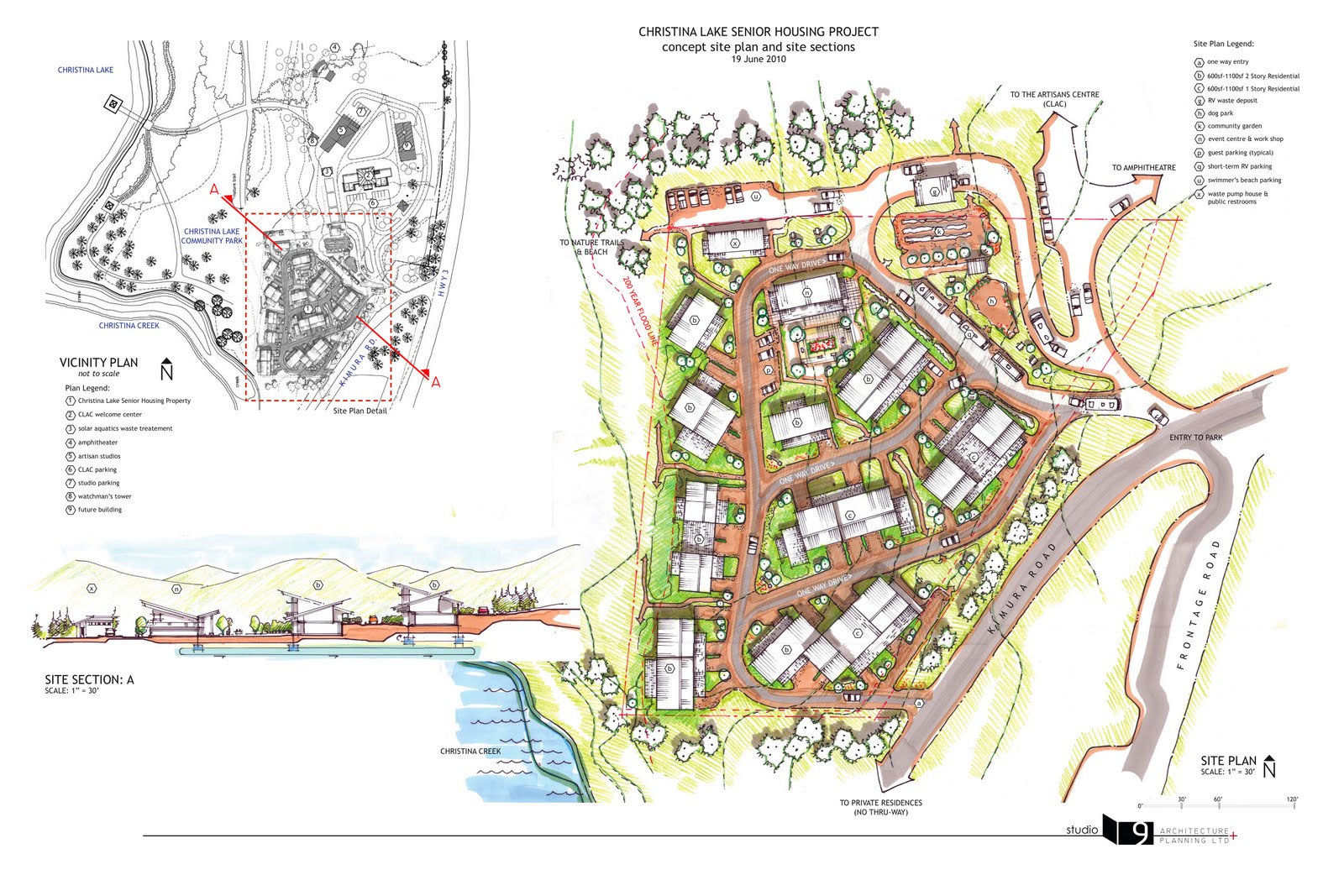 Studio 9 Recent Projects: Planning: Proposed Senior's Housing Project