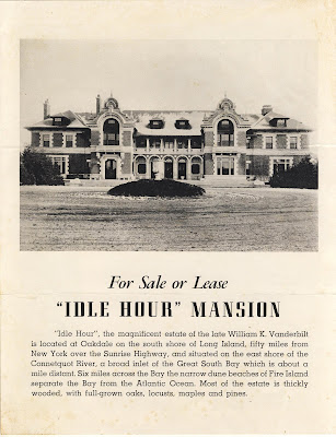 Old Long Island: When 'Idle Hour' Was For Sale