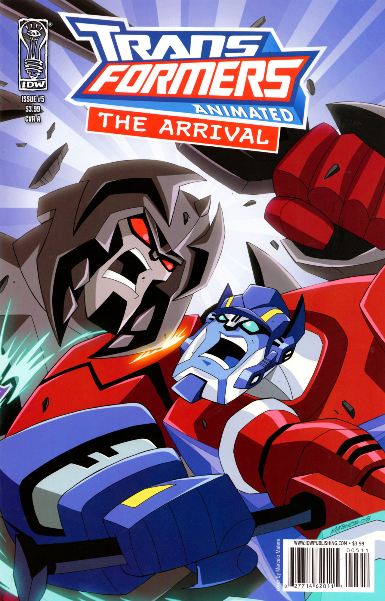 Read online Transformers Animated: The Arrival comic - Issue #5