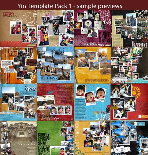 Yin Designs: Previous Freebie Templates RePacked