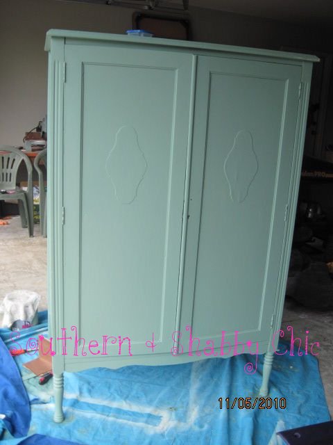 Southern and Shabby Chic: Antique Chiffarobe Redo