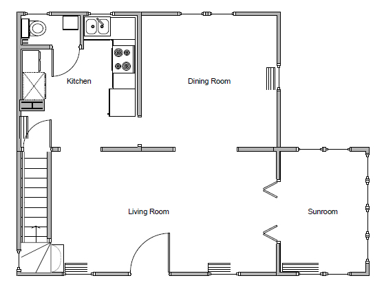 In the Little Yellow House: Floor Plans