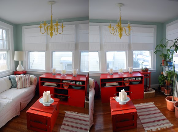 In the Little Yellow House: The Semi-Finished Sun Room