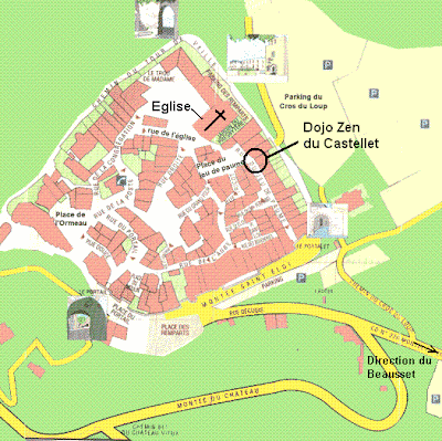DOJO ZEN du CASTELLET: Plan d'accès