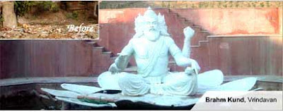 From Under Heaps of Garbage, Brahma Kund Restored in Vrindavan by Braj ...